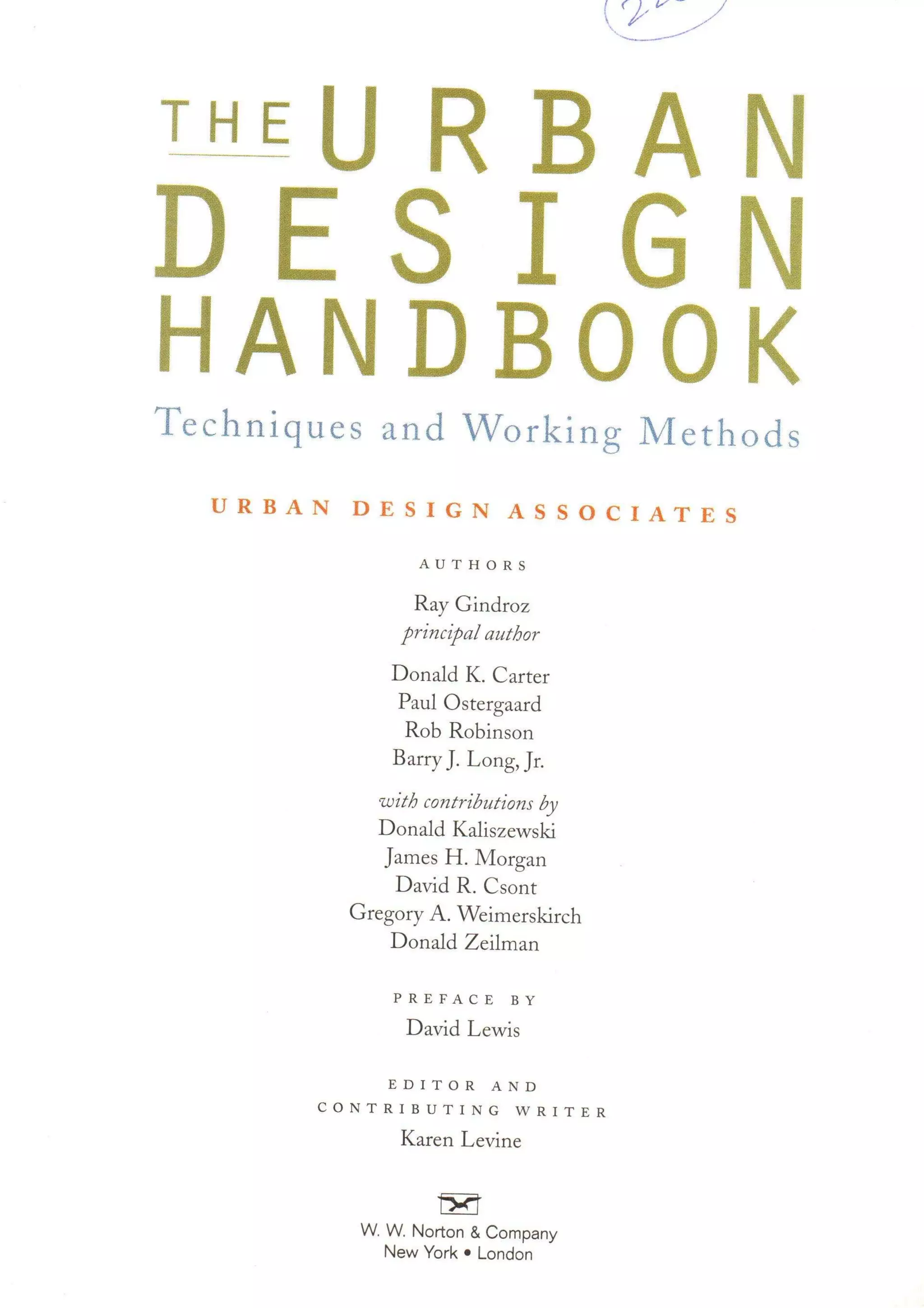Urban design hand book | PDF