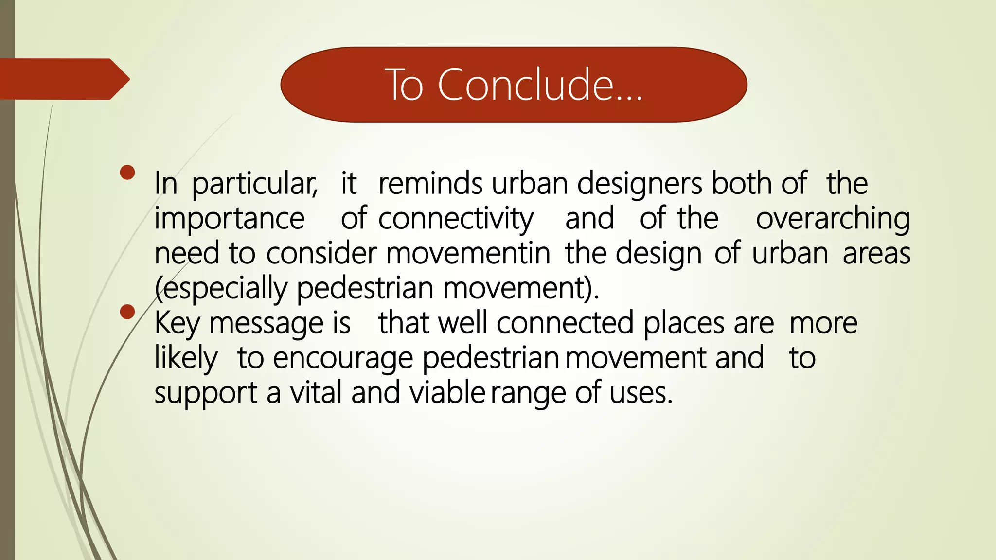 Urban design (the functional dimension of designing an urban area) | PPTX