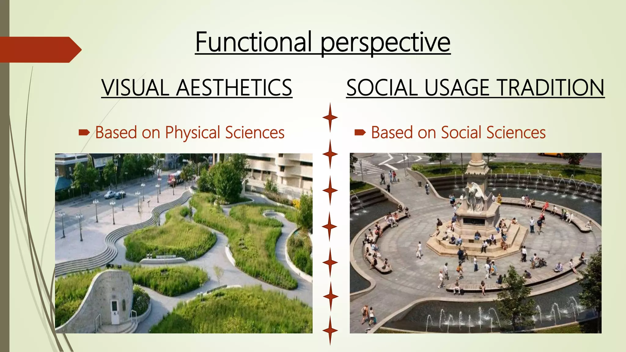 Urban design (the functional dimension of designing an urban area) | PPTX