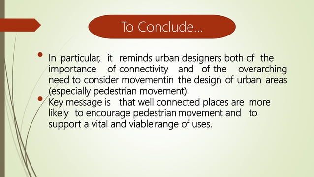 Urban design (the functional dimension of designing an urban area) | PPTX