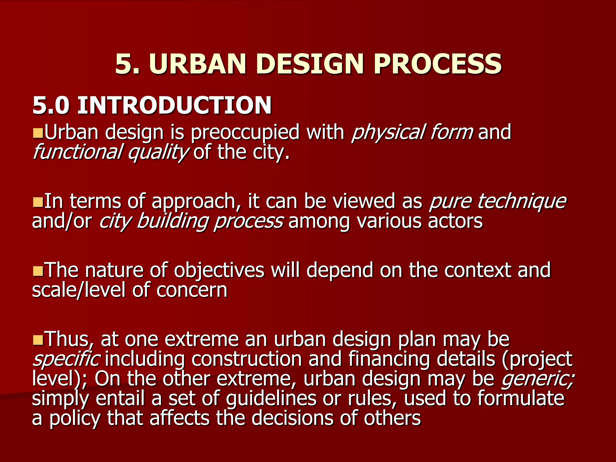 urban design process.ppt