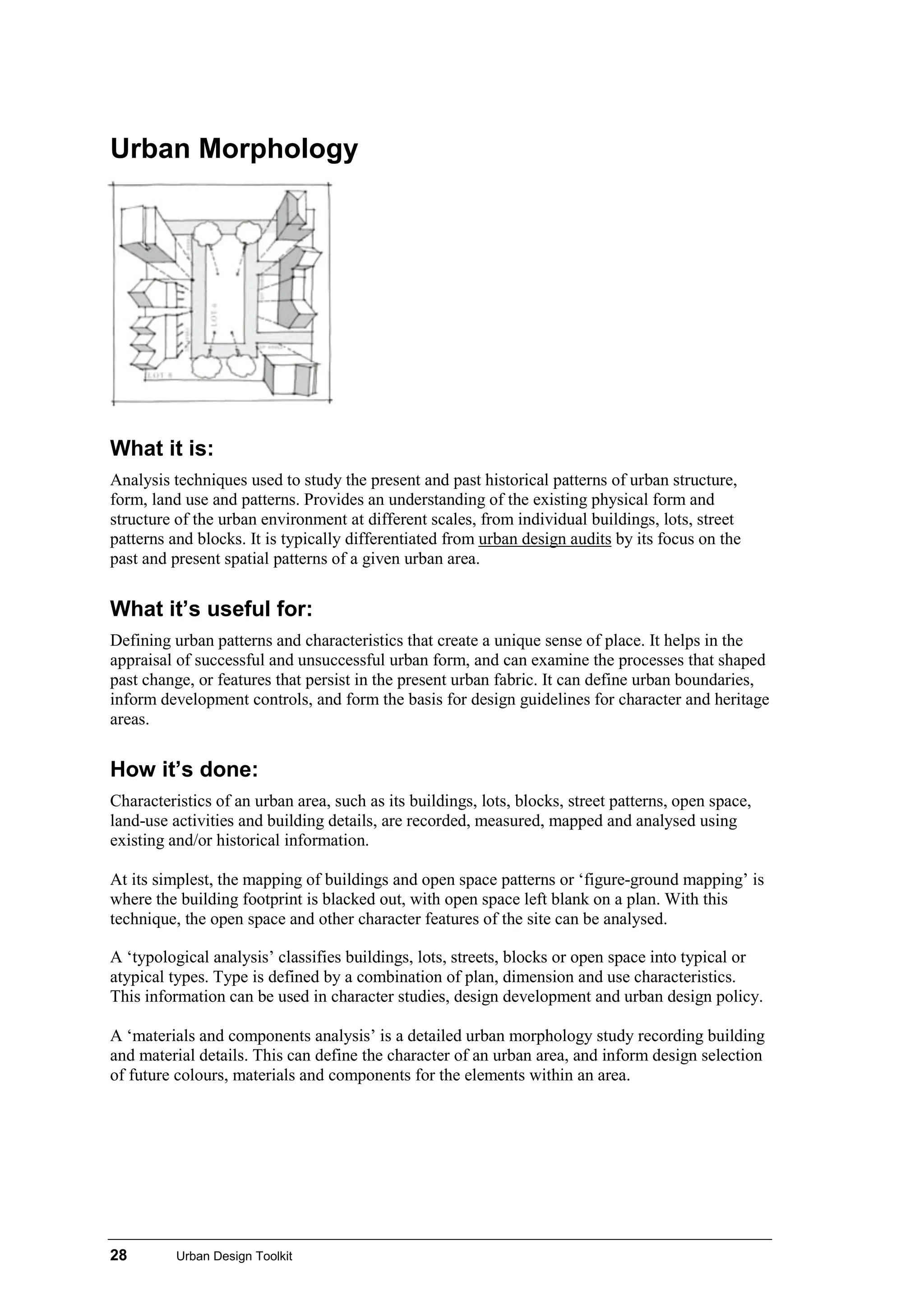 Urban design toolkit | PDF | Civil Engineering Industry | Industries