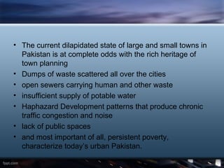 Urban development in pakistan | PPT