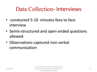 Urban drought and water shortage | PPTX | Agriculture | Industries