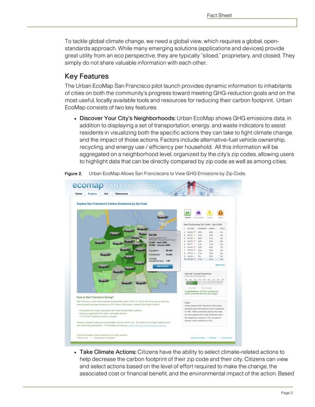 Urban Eco Map Fact Sheet | PDF