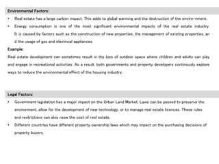 Understanding Urban Land Markets: Characteristics, Influencing Factors ...