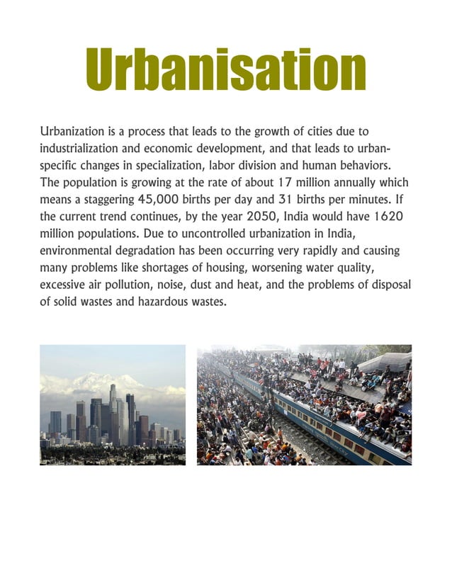 Urban environmental problems;consumerism & waste products | PDF