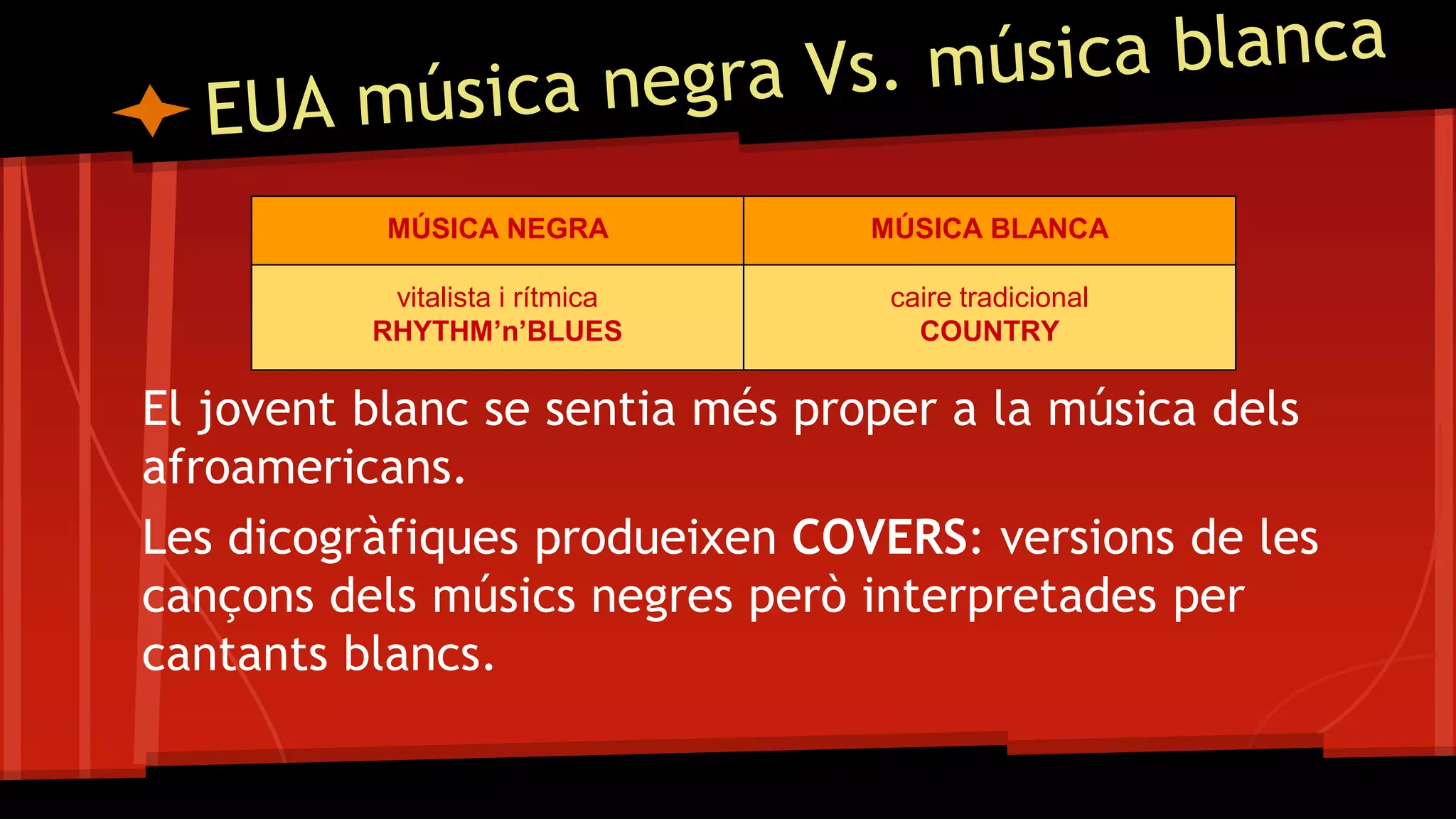 Música Popular Urbana, anys 50 | PPTX