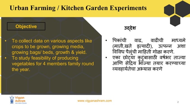 Urban Farming Kitchen Garden | PPT