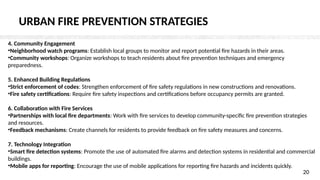URBAN FIRE(UNDERSTANDING FIRE INICIDENTS IN URBAN AREAS | PPTX