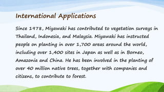 Urban forestry Miyawaki method | PPTX