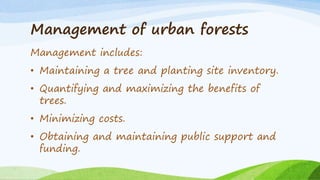 Urban forestry Miyawaki method | PPTX