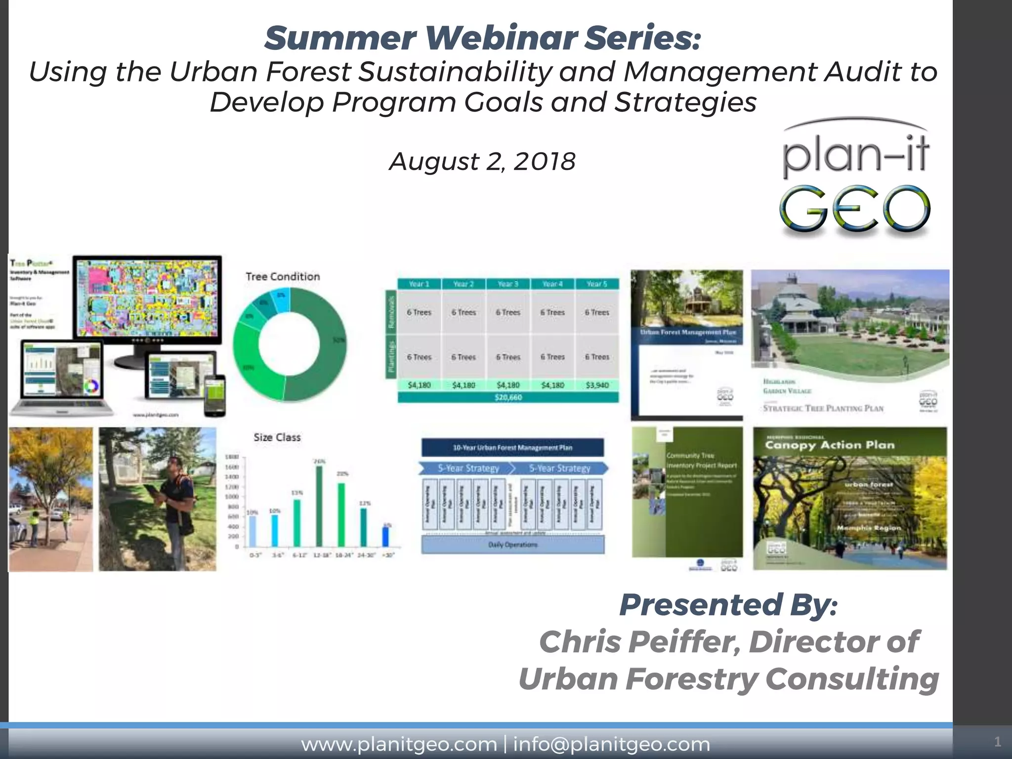 Using the Urban Forest Sustainability and Management Audit to Develop ...