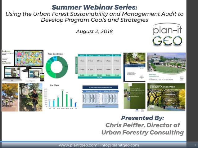 Using the Urban Forest Sustainability and Management Audit to Develop Program Goals and ...