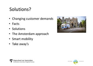 Urban freight: trends and solutions | PPT