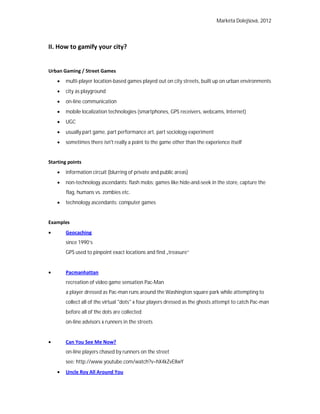 Urban gamification | PDF