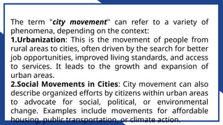 SOCIAL STUDIES 101: GEOGRAPHY 1: Urban Geography | PPTX