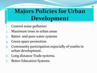 Urban Planning and Policies | PPT