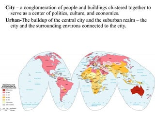 URBAN GEOGRAPHY................................ | PPT