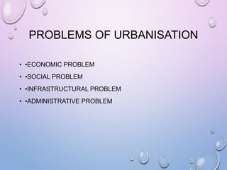 Urban geography (urbanization) | PPTX