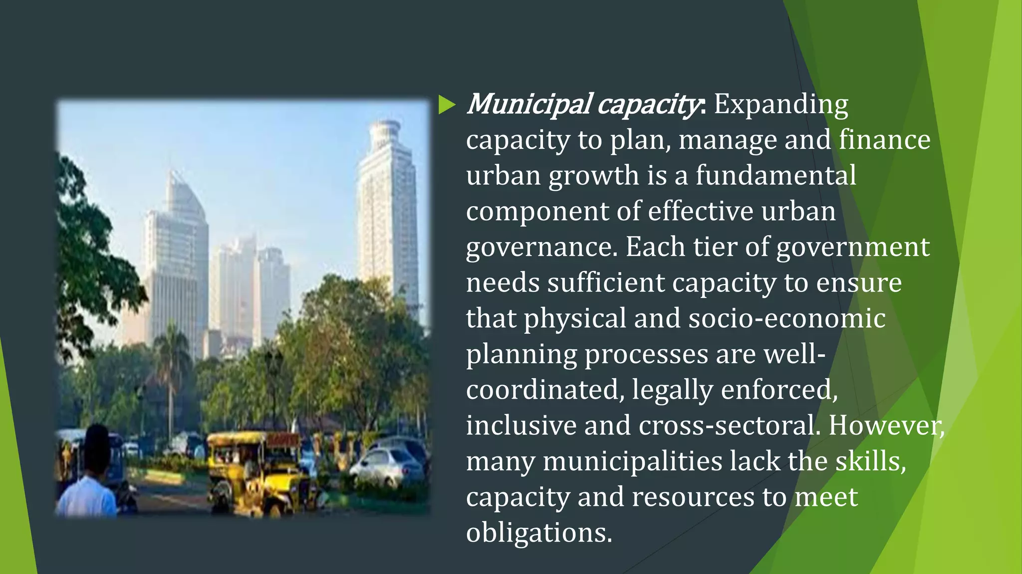 Urban Governance | PPTX