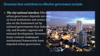 Urban Governance | PPTX