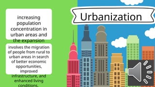 Urban Growth and Migration Human Geography Presentation in a Blue Green ...
