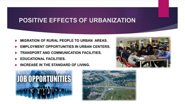 Urban growth and urbanization | PPTX