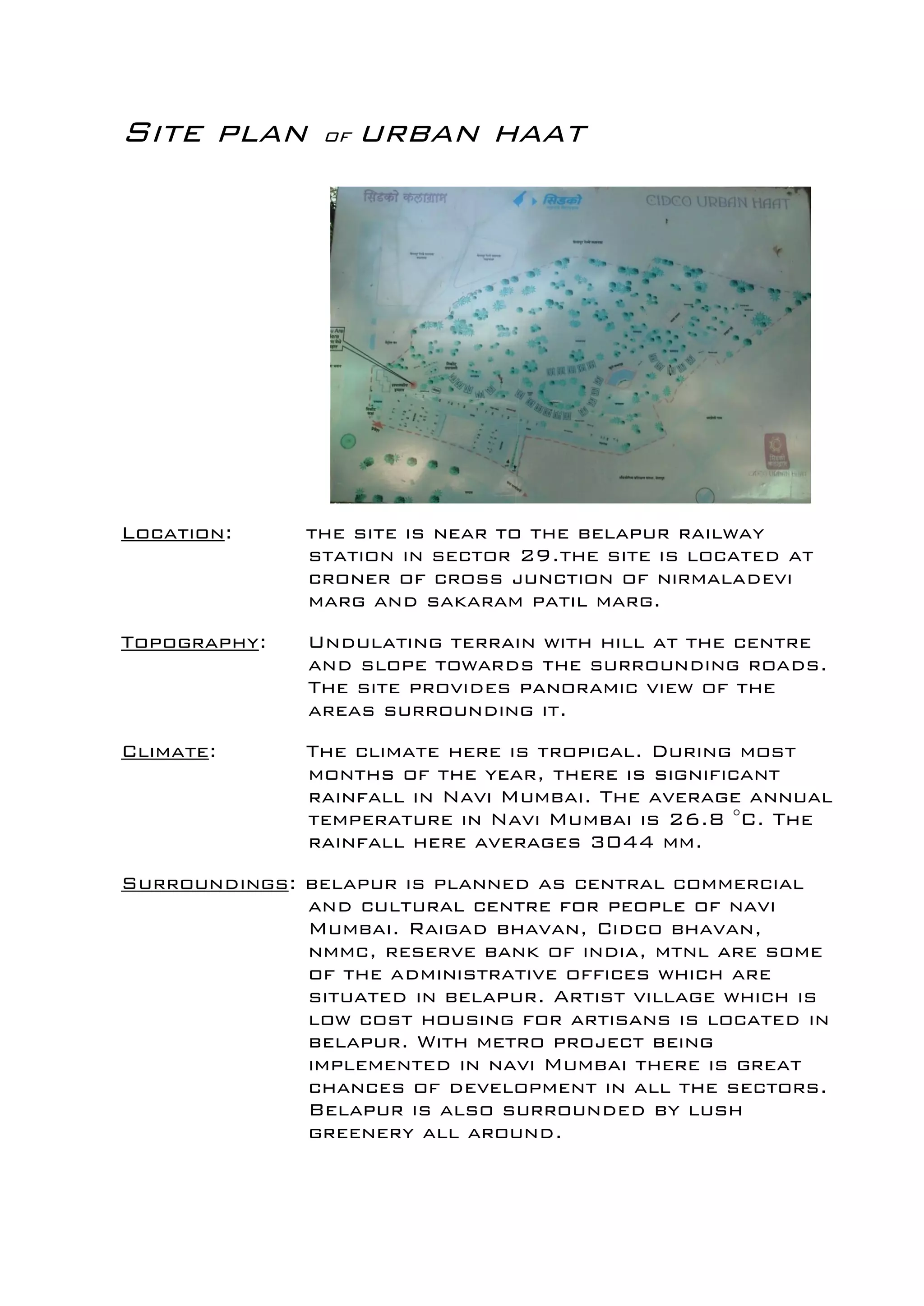 Urban Haat Navi-Mumbai case study. | PDF