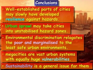 Urban Hazards and Megacities | PDF
