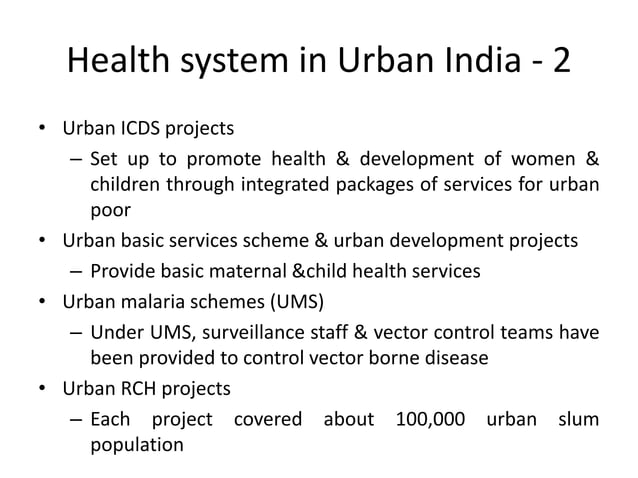Urbanisation and its effect on people's health | PPTX