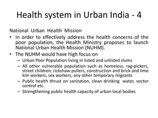 Urbanisation and its effect on people's health | PPTX