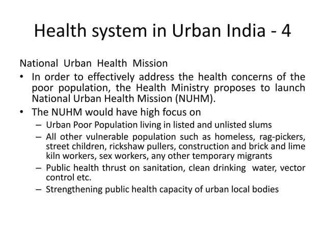 Urbanisation and its effect on people's health | PPTX