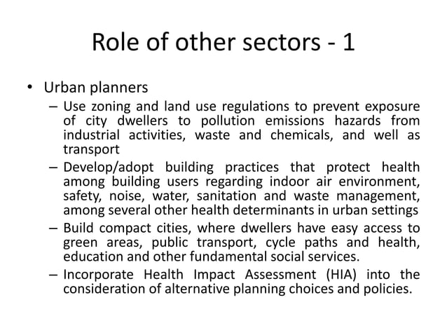 Urbanisation and its effect on people's health | PPTX