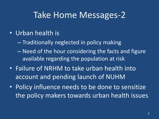 Urban Health Effect | PPT