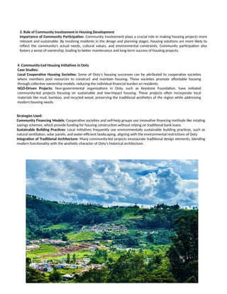 Urban Housing Study of Ooty some guidelines and and introduction | PPTX