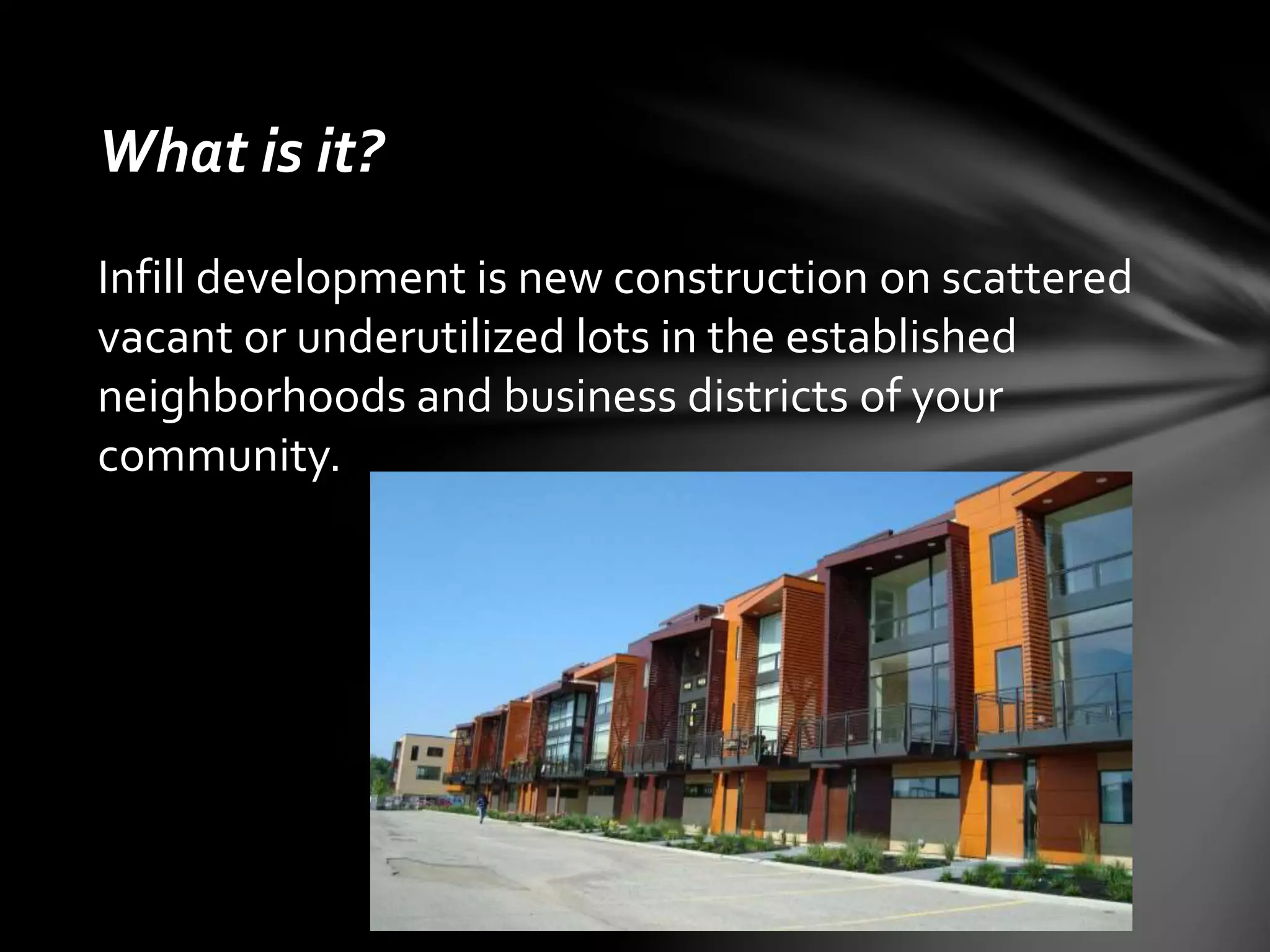 Urban infill | PPT