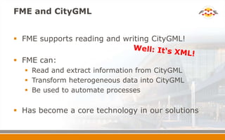 FME in Urban Information Modeling | PPT