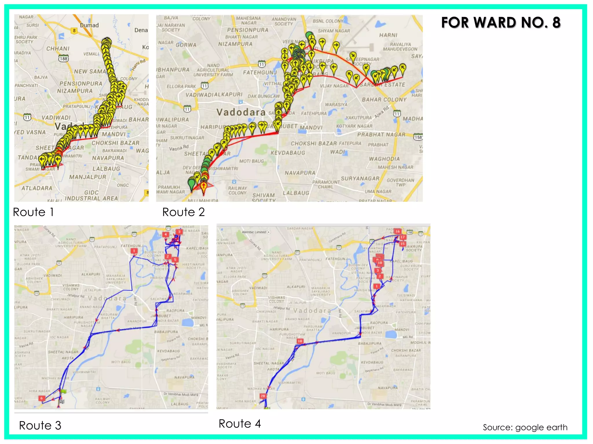 Urban infrastructure case study of Vadodara - word no 8 | PDF
