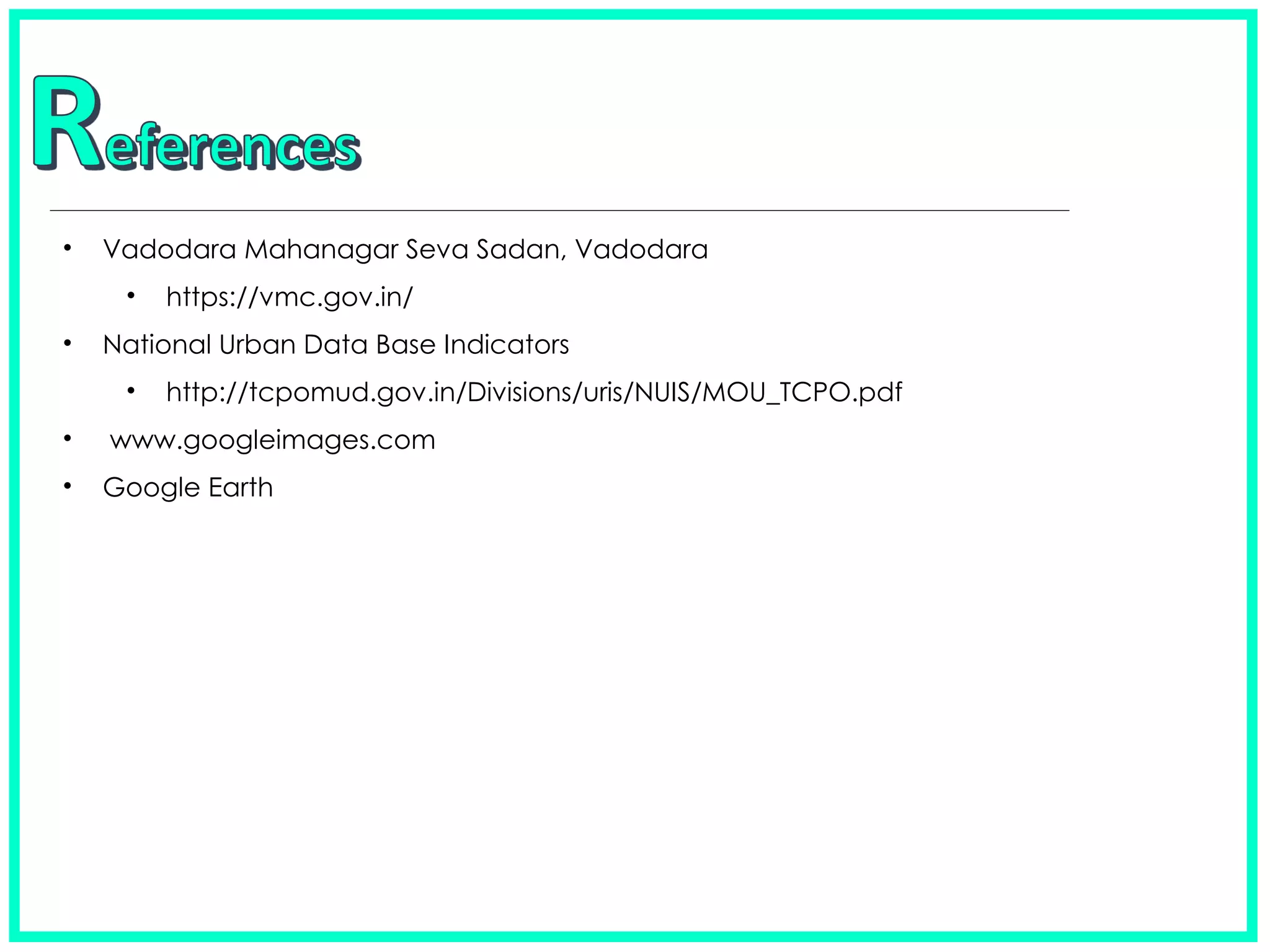 Urban infrastructure case study of Vadodara - word no 8 | PDF