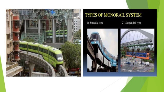 Urban infrastructure on mono, metro and underground | PPT