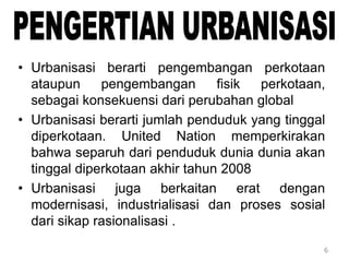 Urbanisasi | PPTX