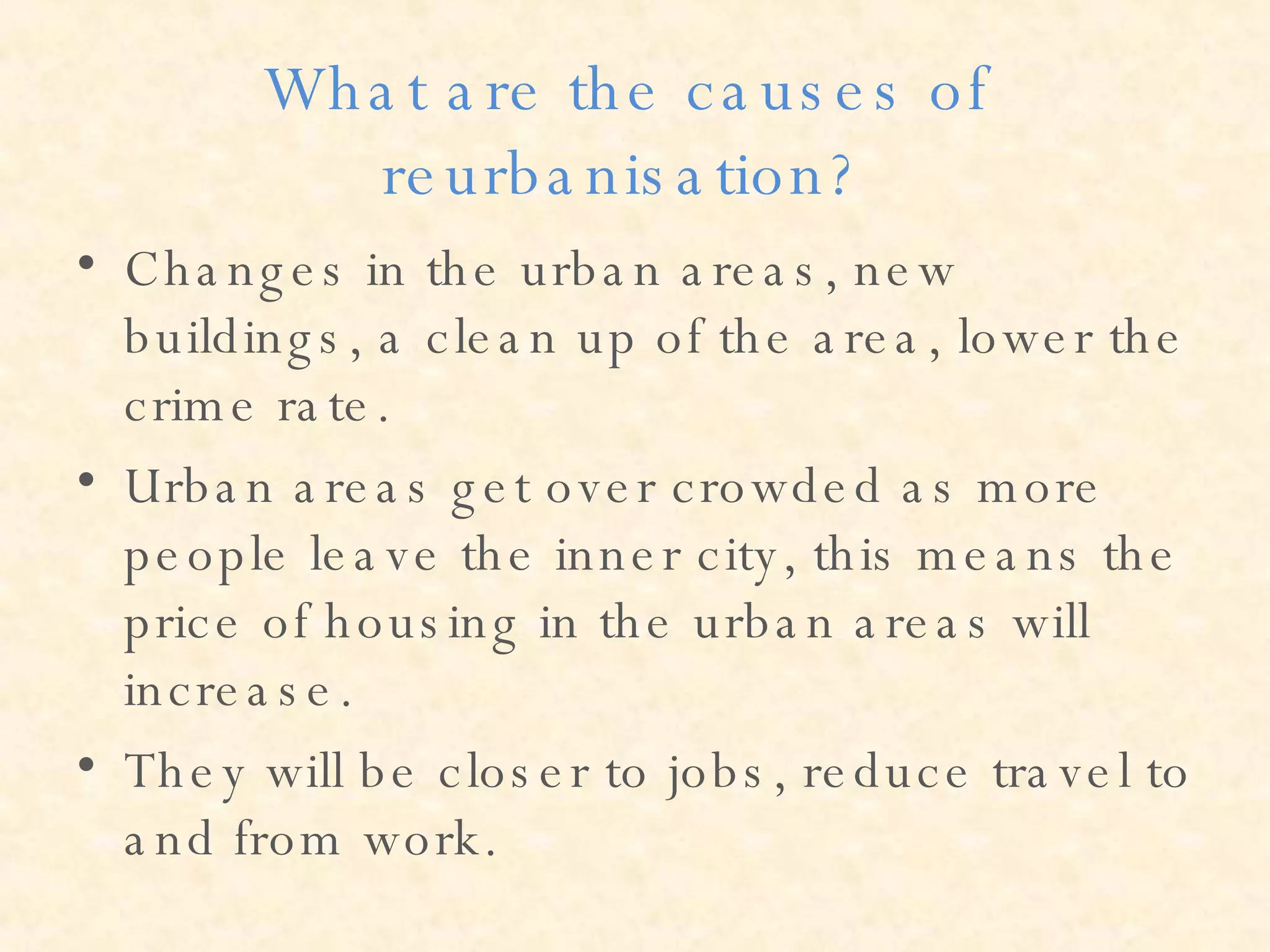 Urbanisation | PPT