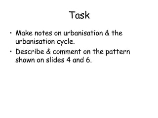 Urbanisation | PPT