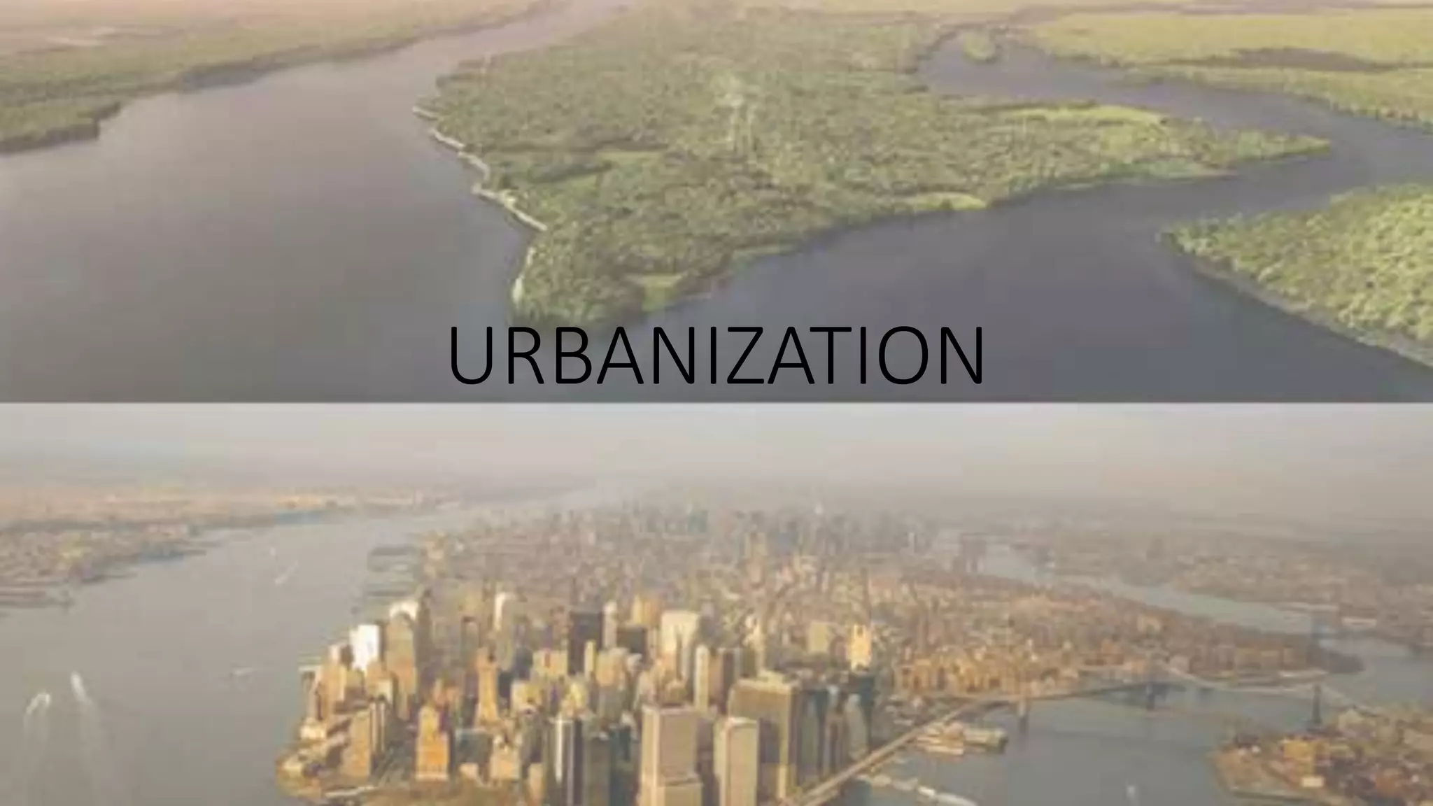 Urbanisation | PPTX