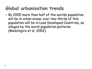 Urbanisation | PPTX