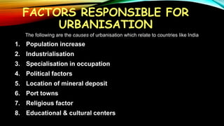 Urbanisation | PPTX