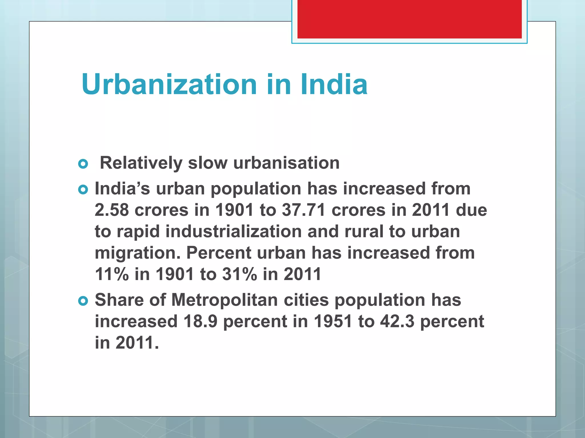 URBANISATION AND ENVIRONMENT | PPTX