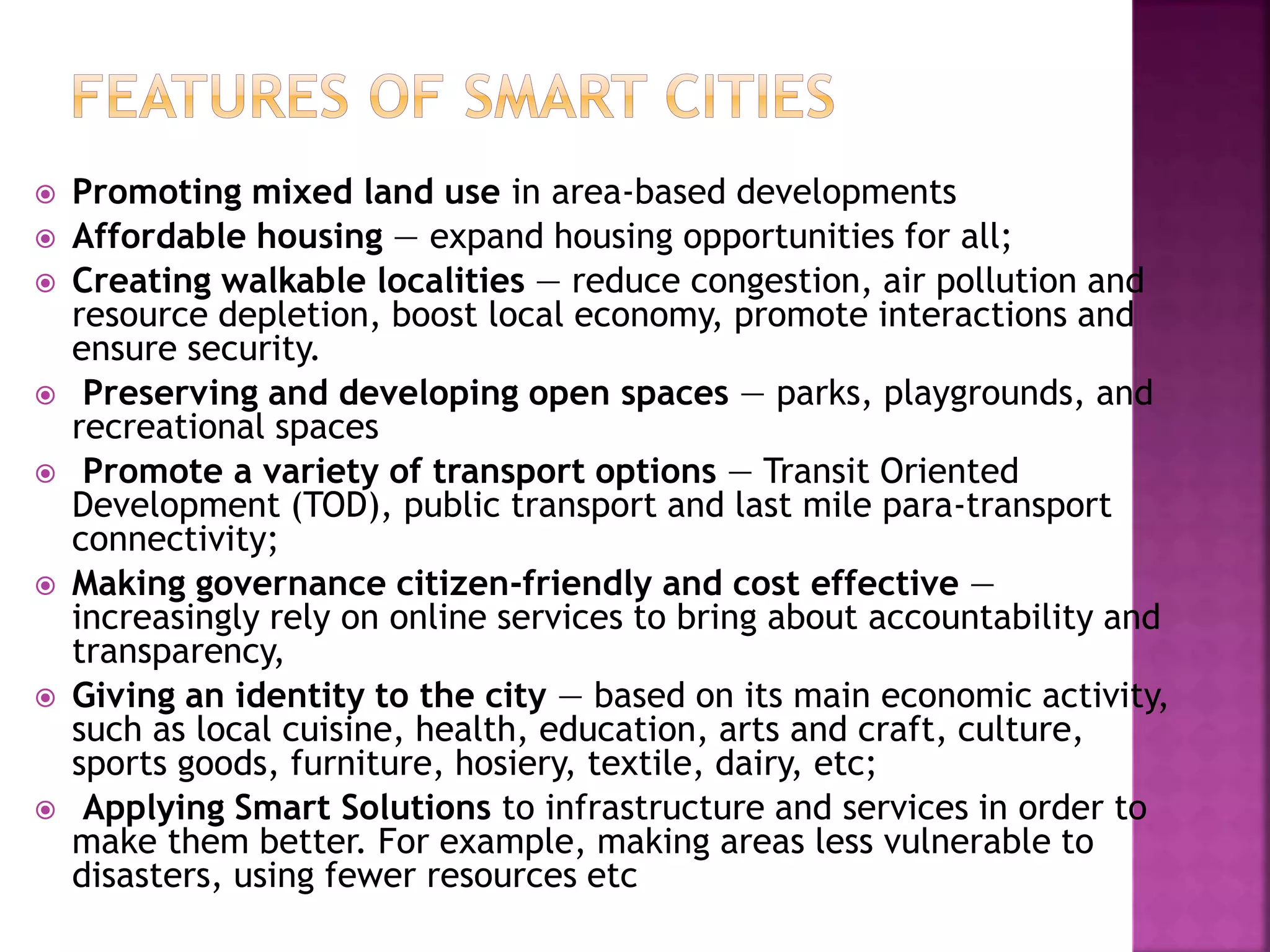 Urbanisation smart cities | PPT