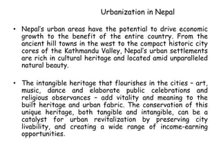Urbanisation in context of nepal | PDF